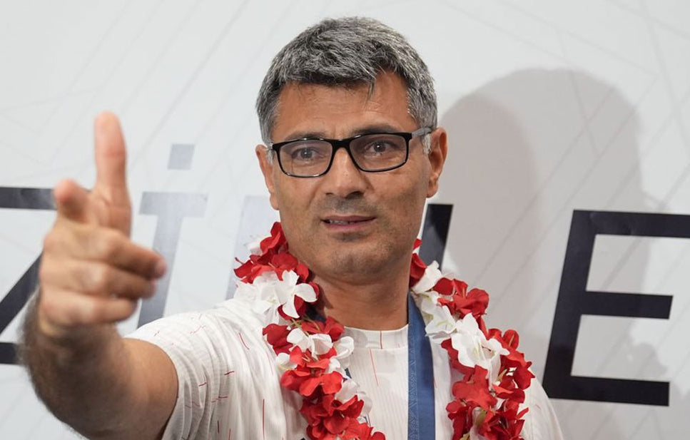 The low key watch that Turkish shooter Yusuf Dikeç wore at the Paris O